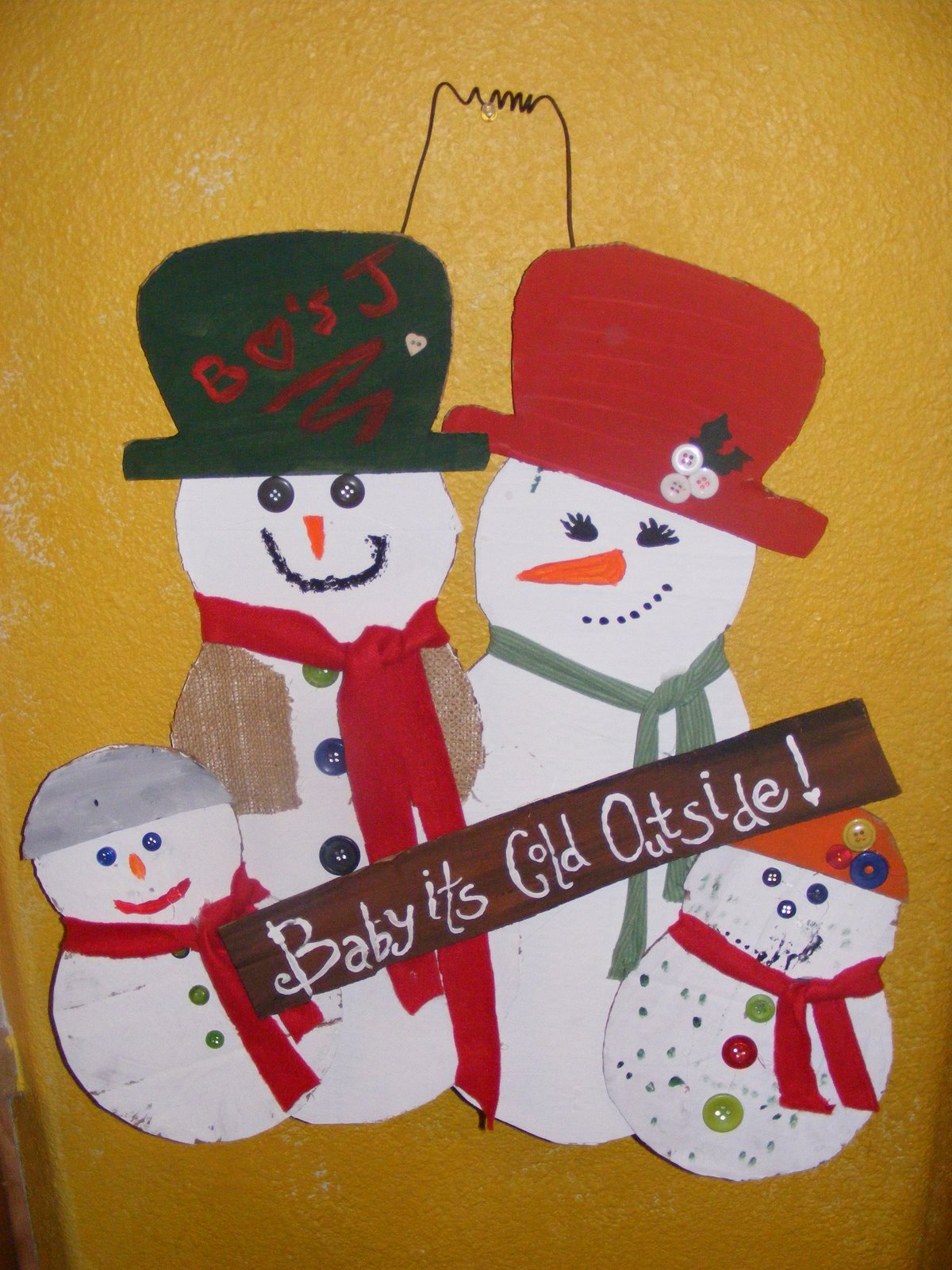 Snow Man Family Craft – House of Pixel Dust